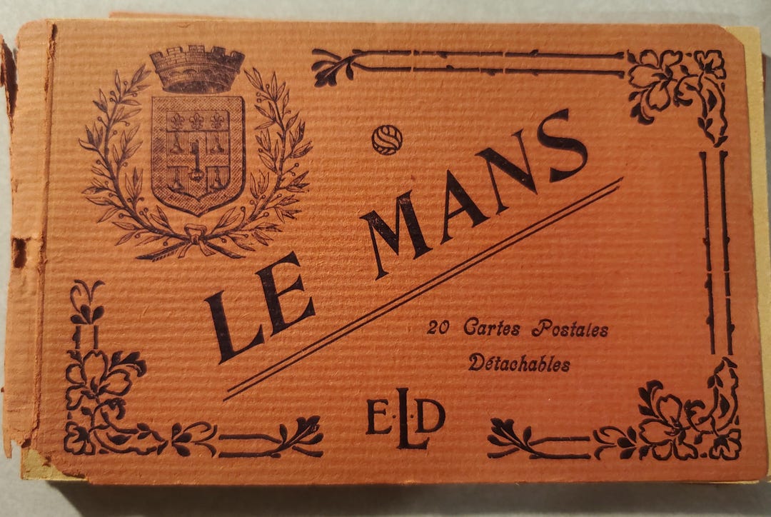Le Mans 20 Postcard Set of Black and White Photos, Vintage Postcards ...