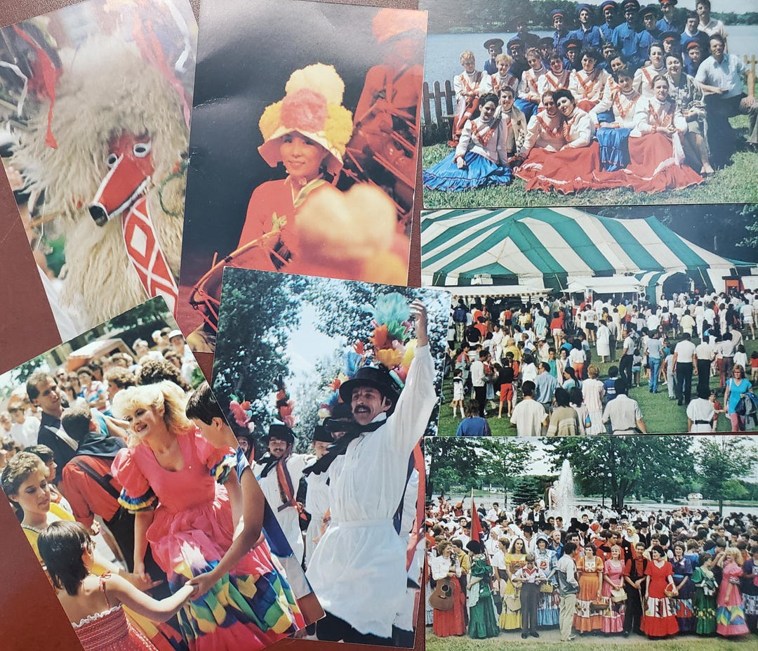 World Folklore Festival in Drummondville, Quebec, Postcard Set, Vintage ...