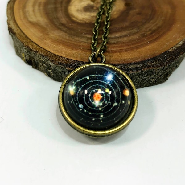 Space Necklace - Etsy