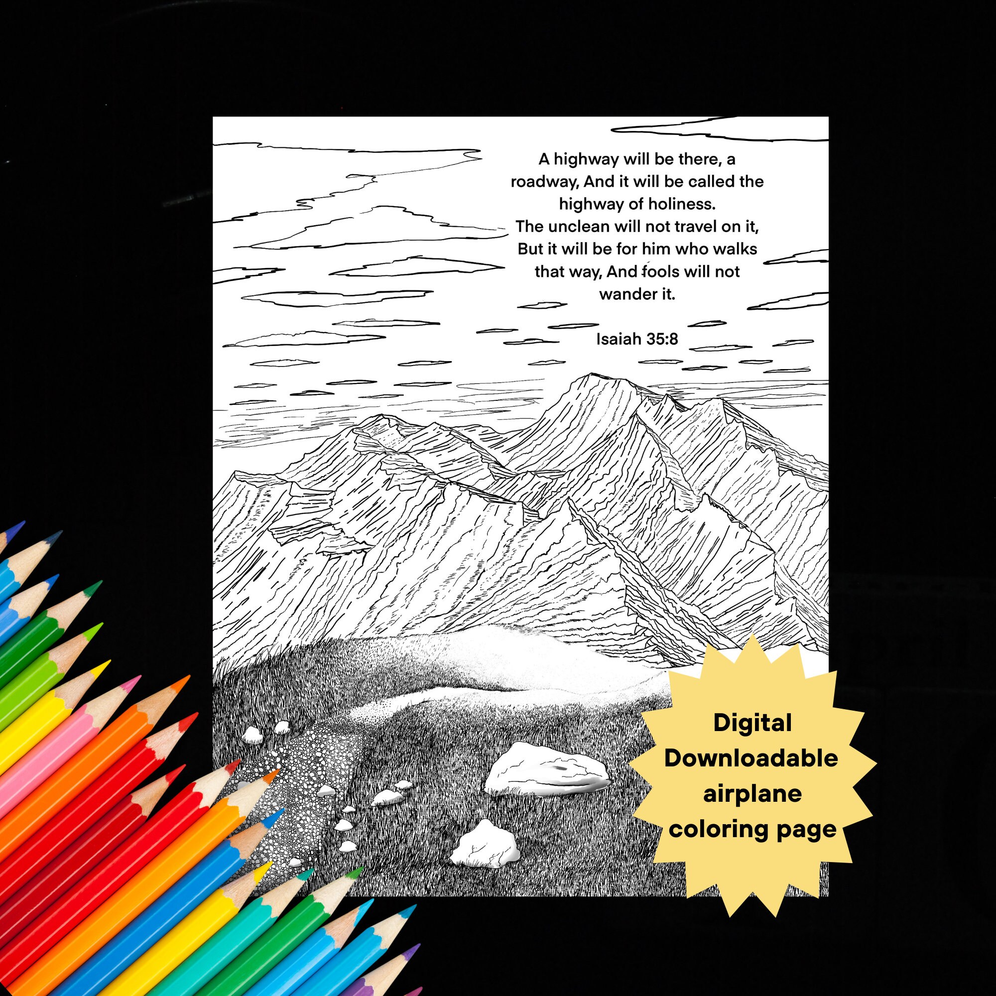 Divertidas hojas bíblicas para colorear para niños y adultos - Etsy México