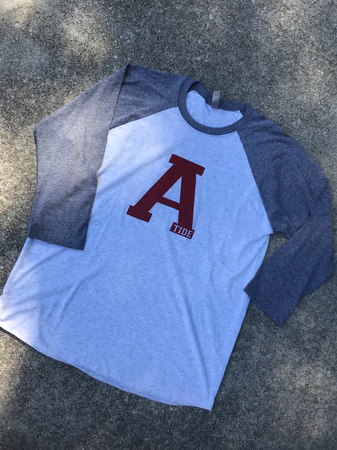 University of Alabama 3/4 Sleeve Raglan Tshirt - Etsy