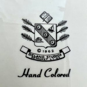 Out-foxed Tray by Delano Studios 1962 Setauket Long Island NY Hunt Master and the Fox Trinket ...