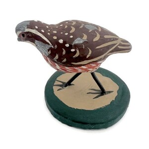Vintage Bobwhite Quail Figure 1950s Hand Painted Cast Metal - Etsy