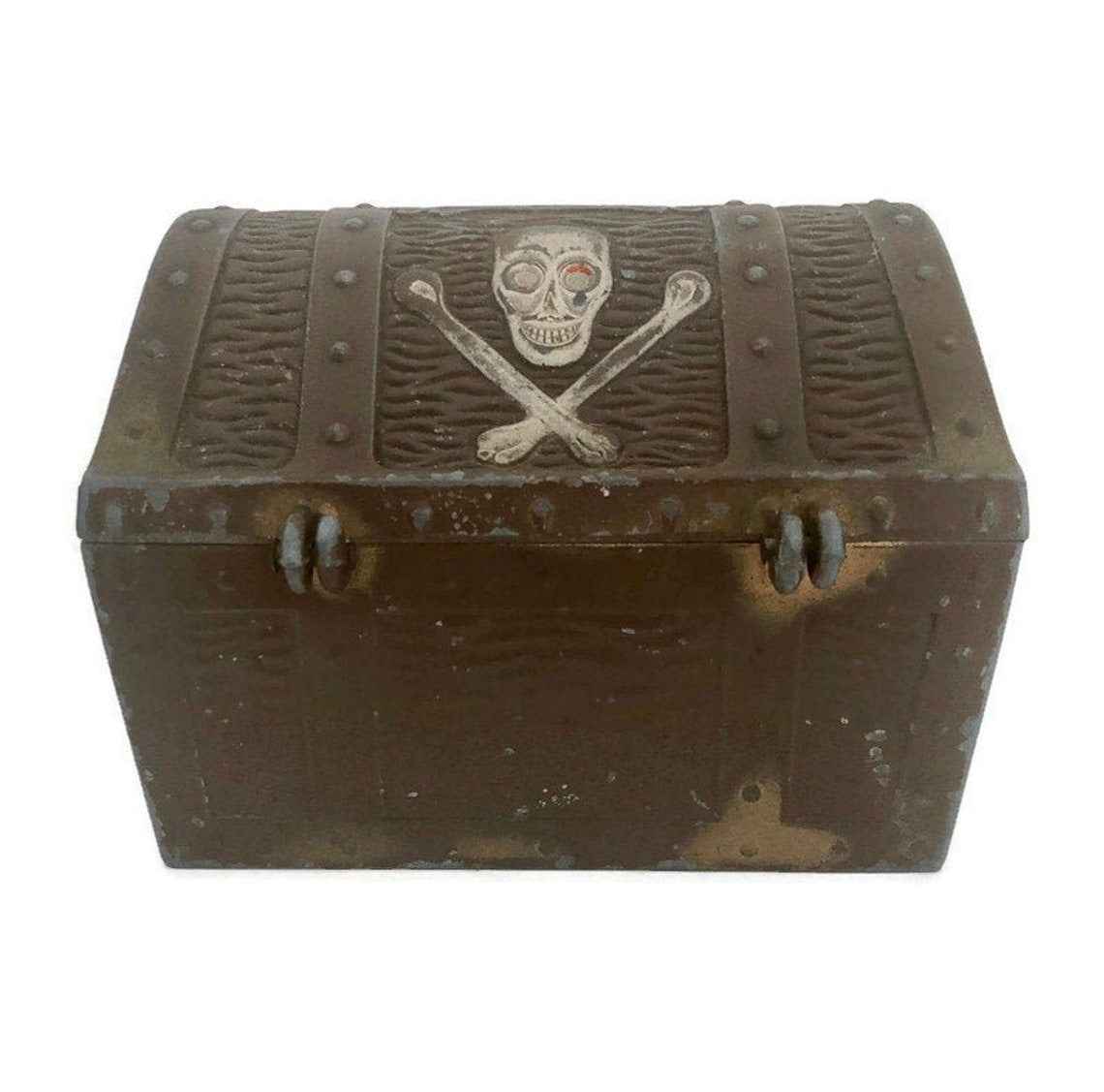 Pirate Treasure Chest Bank 1950s E.J. Kahn Co Collectible | Etsy