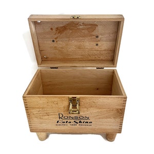 Shoe Shine Box With Shoe Brushes | Shoe Care Kit | Vintage Advertising ...