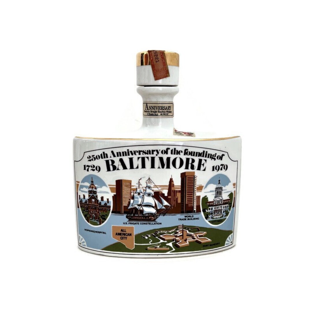 Bourbon Whiskey Decanter 1979 250th Anniversary of the Founding of ...