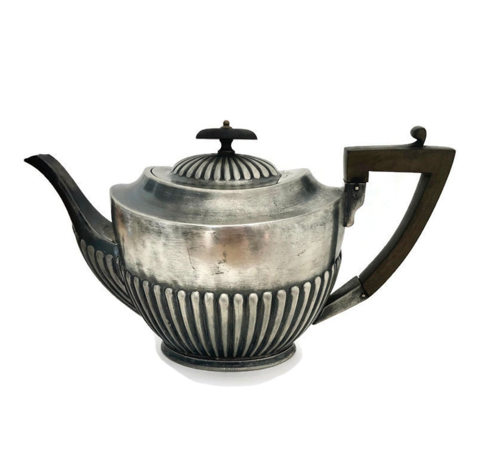 Pewter Teapot 1920s Victorian Style Teapot Bachelor's - Etsy