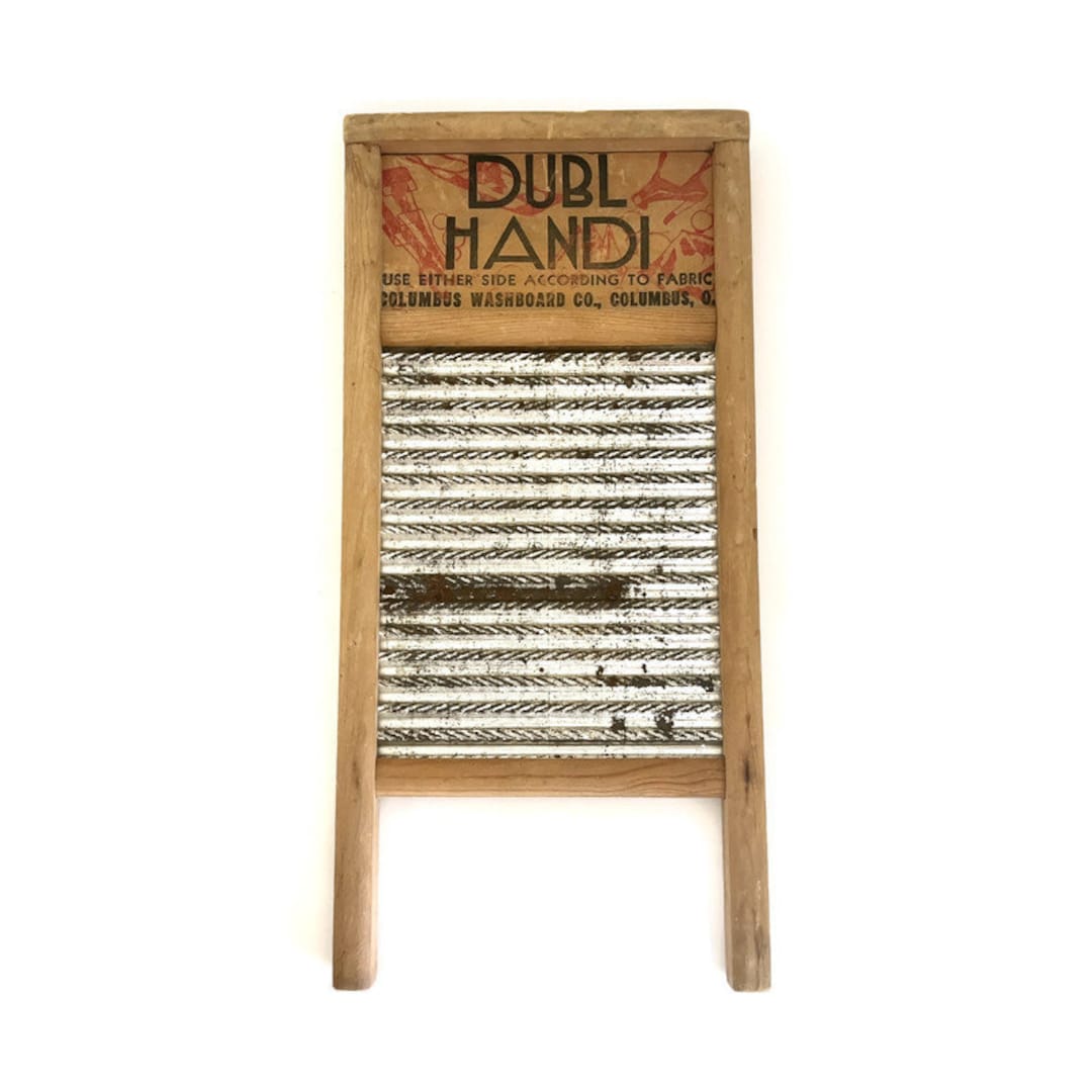 Vintage Metal Washboard | Dubl Handi Scrub Board | DIY Magnet Bulletin ...