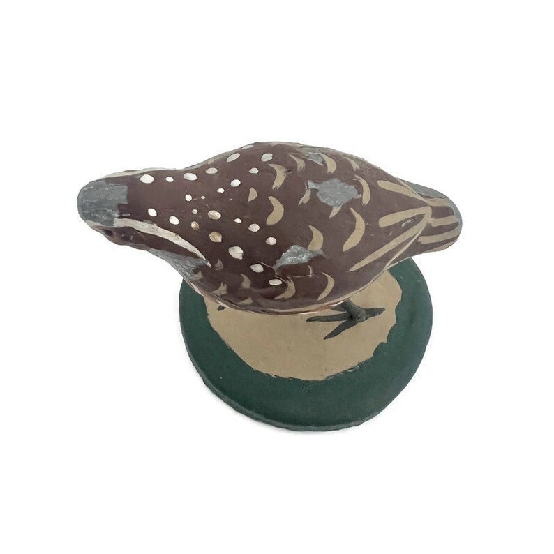 Vintage Bobwhite Quail Figure 1950s Hand Painted Cast Metal - Etsy