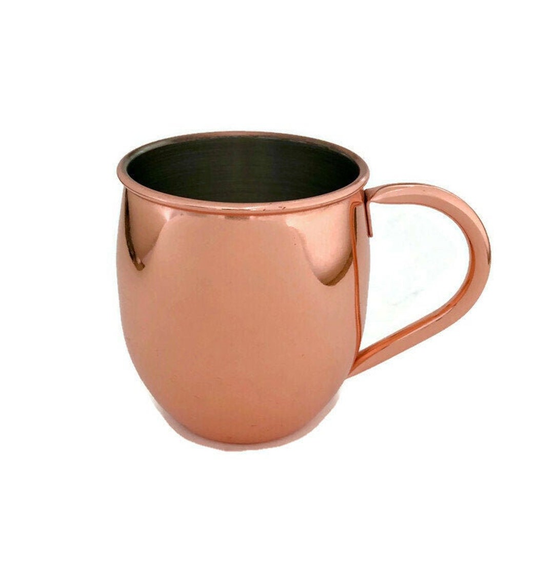 Copper Barrel Mug 1970s | Moscow Mule Cup 16 OZ | Vintage Copper ...