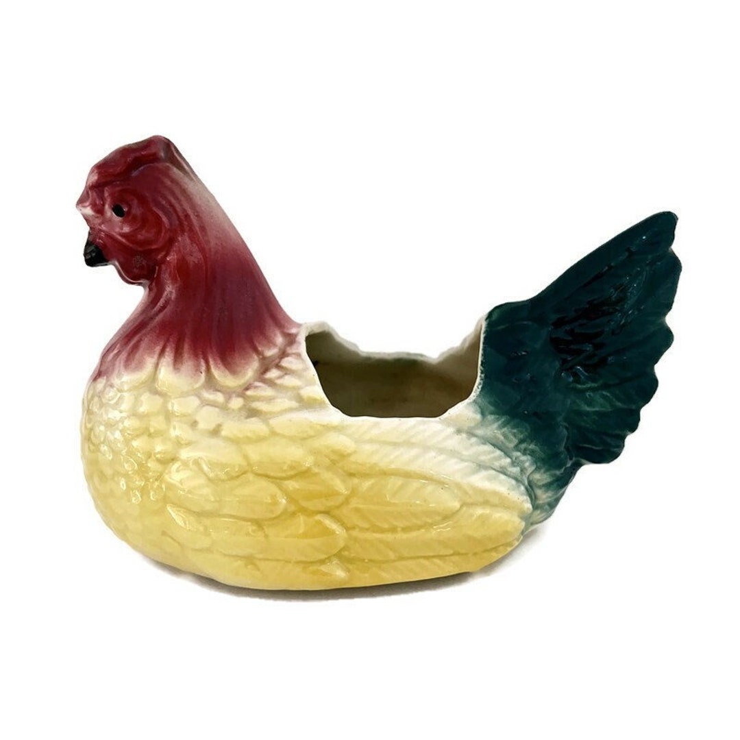 Royal Copley Sitting Hen Planter 1950s Spaulding China - Etsy