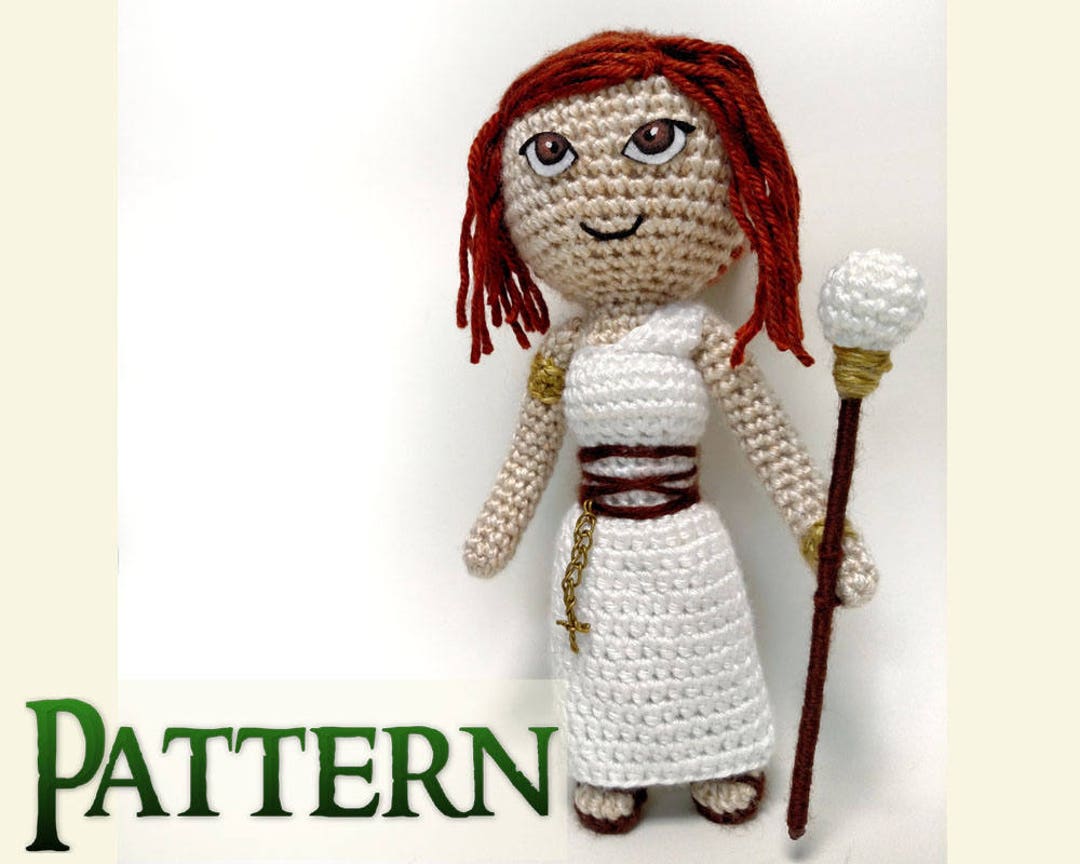 Medieval Doll Crochet Pattern | Crochet High Priestess Amigurumi ...