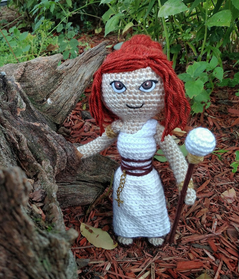 Medieval Doll Crochet Pattern | Crochet High Priestess Amigurumi ...