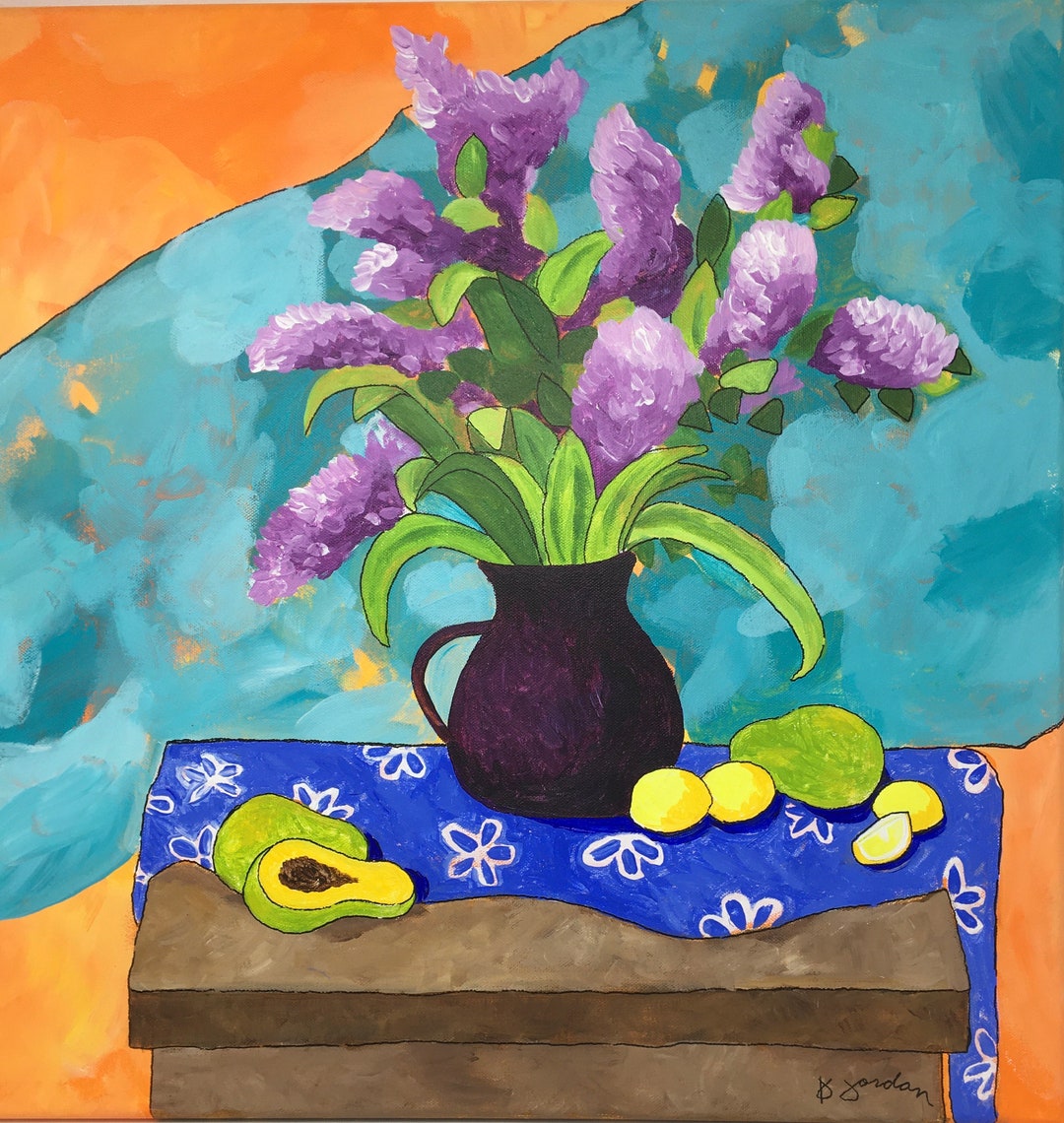 Hand Painted Still Life: Fauvism Art - Etsy