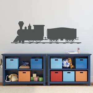 Train Wall Decal - Nursery Decor Bedroom Wall Train Decal Nursery Decal ...