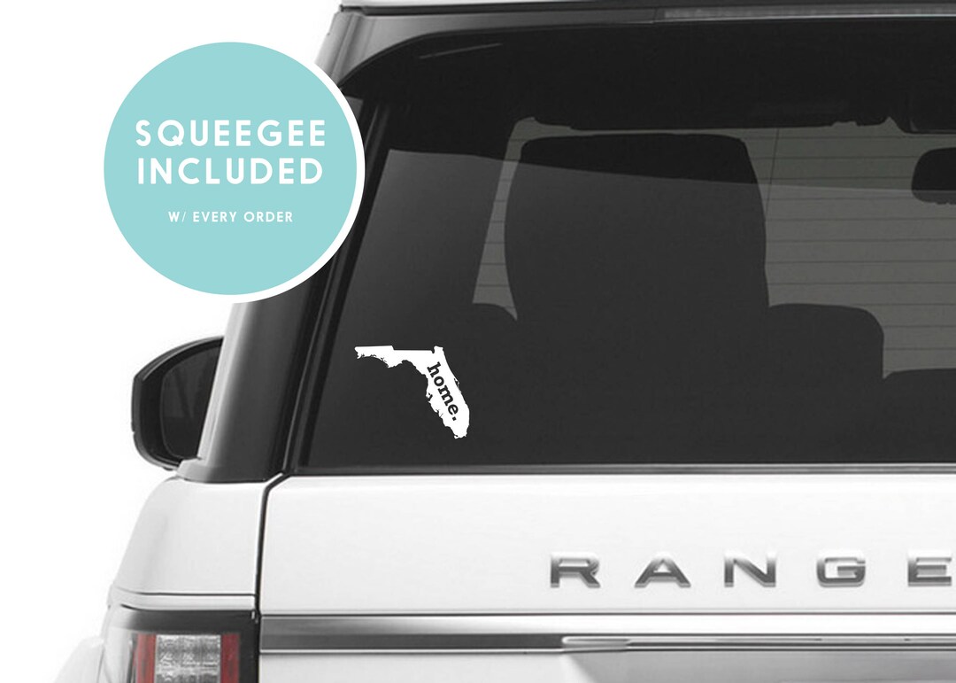 Florida Home Car Decal - Florida Native Florida Home Car Sticker Gift ...