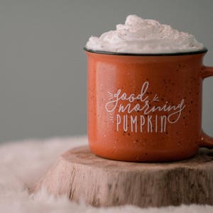 Fall Mug - Pumpkin Coffee Mug / Good Morning Pumpkin / Fall Coffee Mug ...
