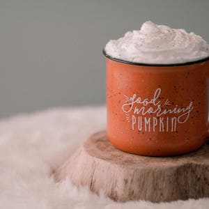 Fall Mug - Pumpkin Coffee Mug / Good Morning Pumpkin / Fall Coffee Mug ...