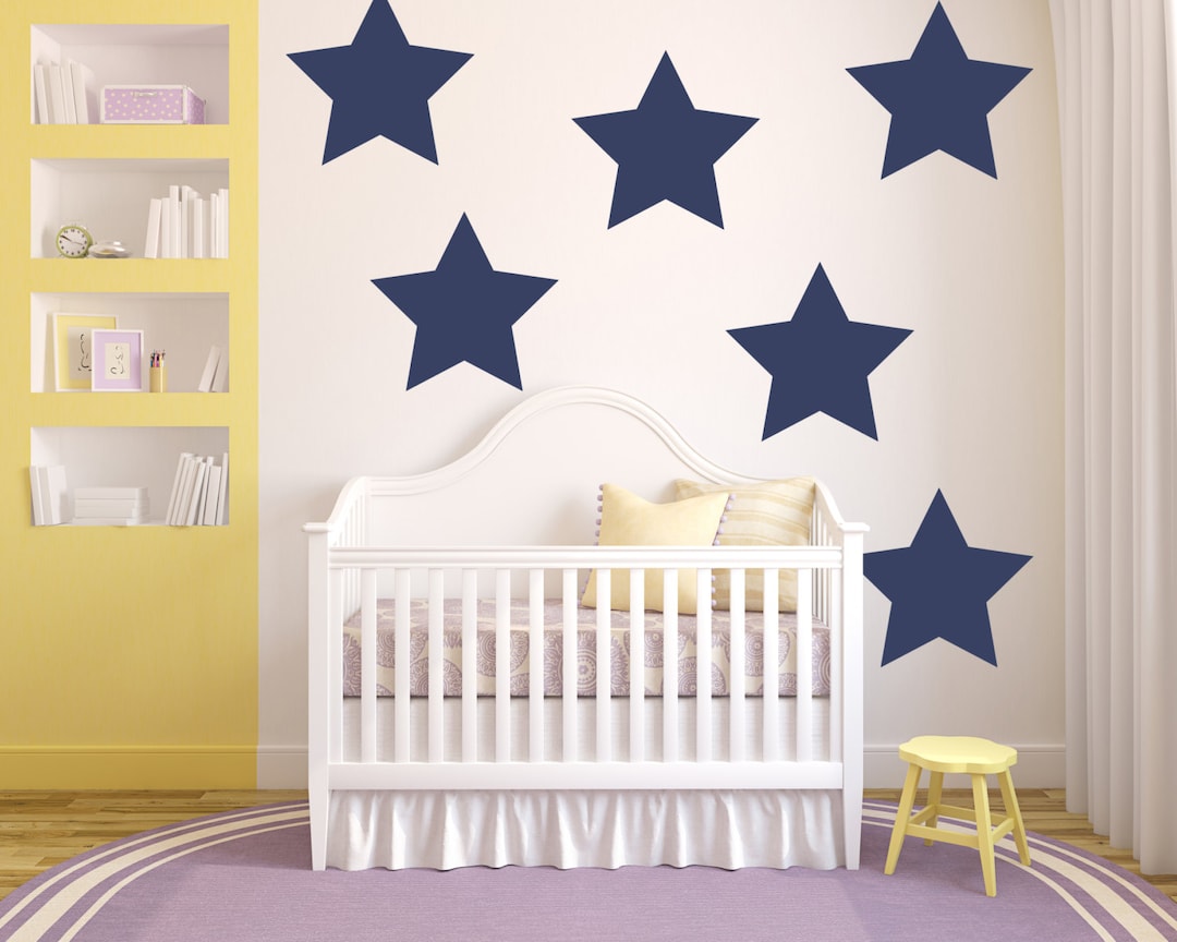 Big Stars Wall Decal Home Decor Bedroom Wall Stickers Office Decor Wall ...