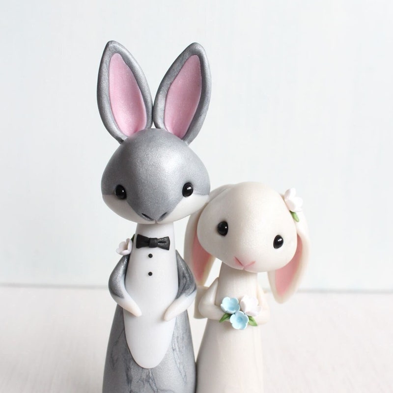 Rabbit Cake Topper - Etsy