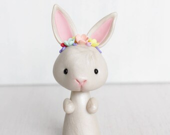 Polymer Clay Bunny - Etsy
