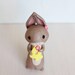 Bunny Rabbit Birthday Cake Topper - Personalised Polymer Clay Figurine ...