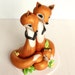 Fox Family Cake Topper: Woodland Baby Shower Keepsake - Etsy