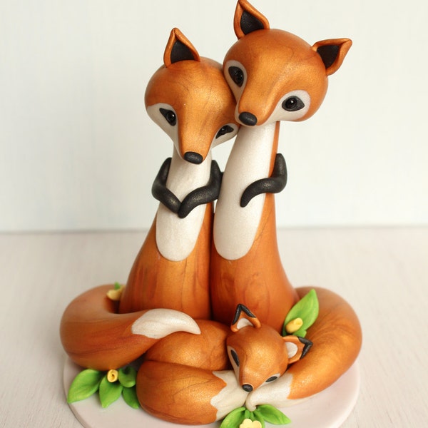 Fox Cake Topper - Etsy