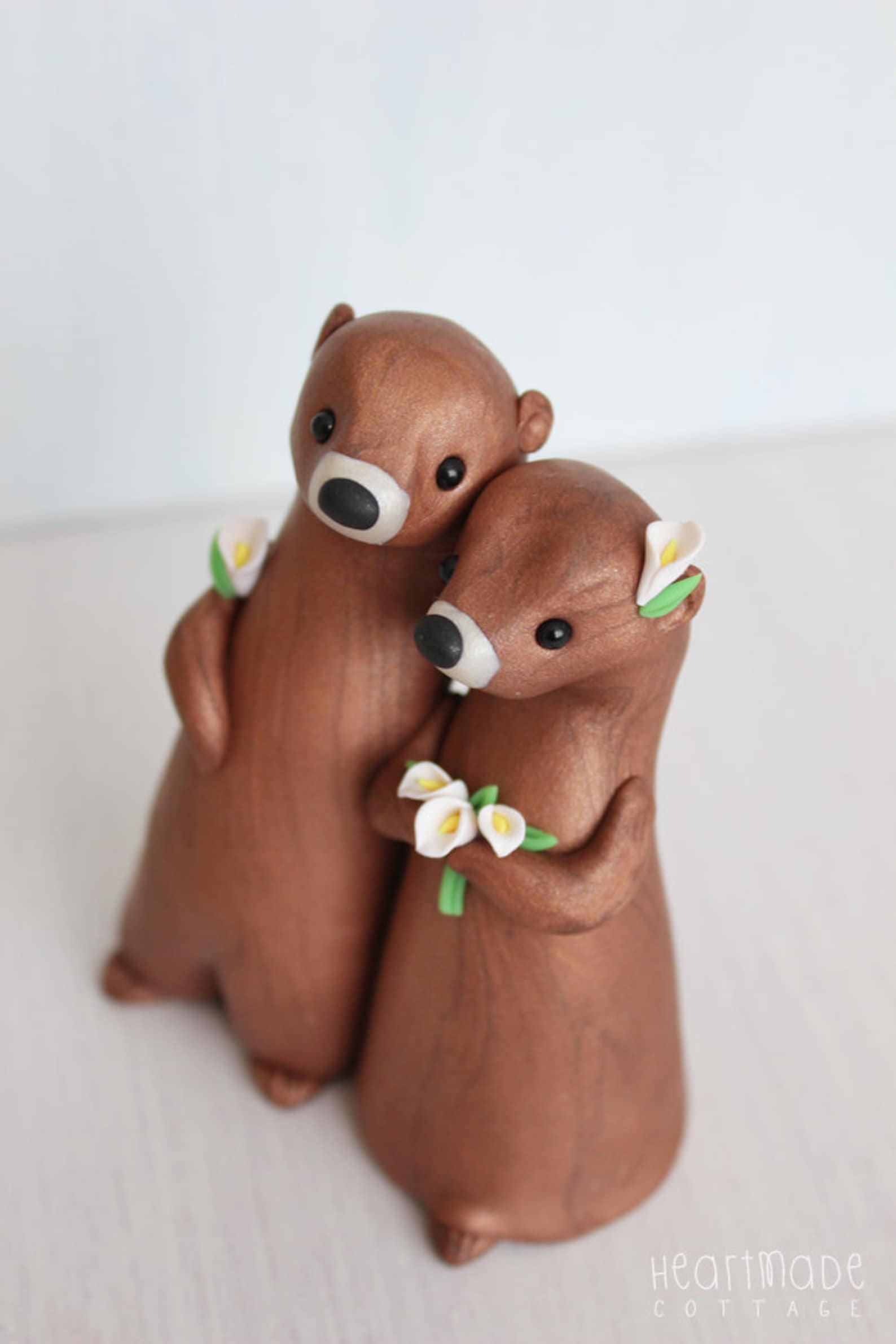 Marmot Wedding Cake Topper Animal Clay Cake Topper and - Etsy