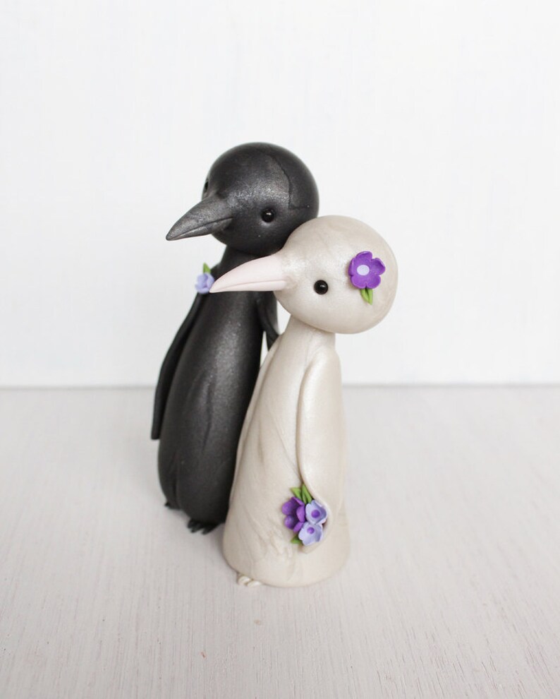 Raven Wedding Cake Topper Love Birds Bird Wedding Cake | Etsy