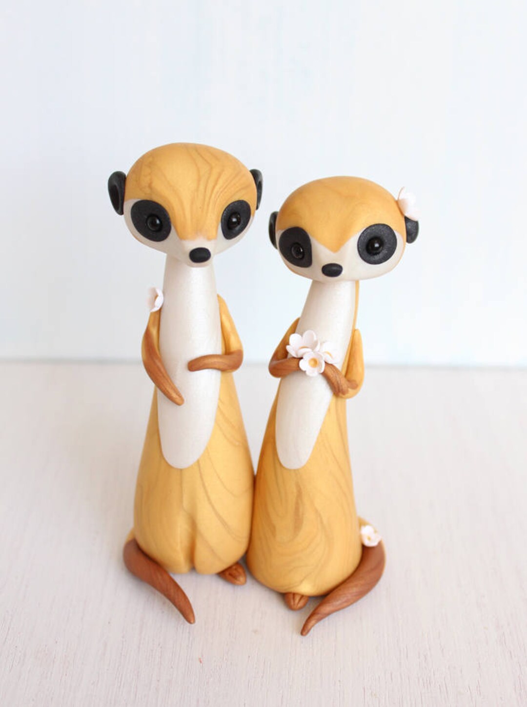 Meerkat Wedding Cake Topper Animal Clay Cake Topper and - Etsy