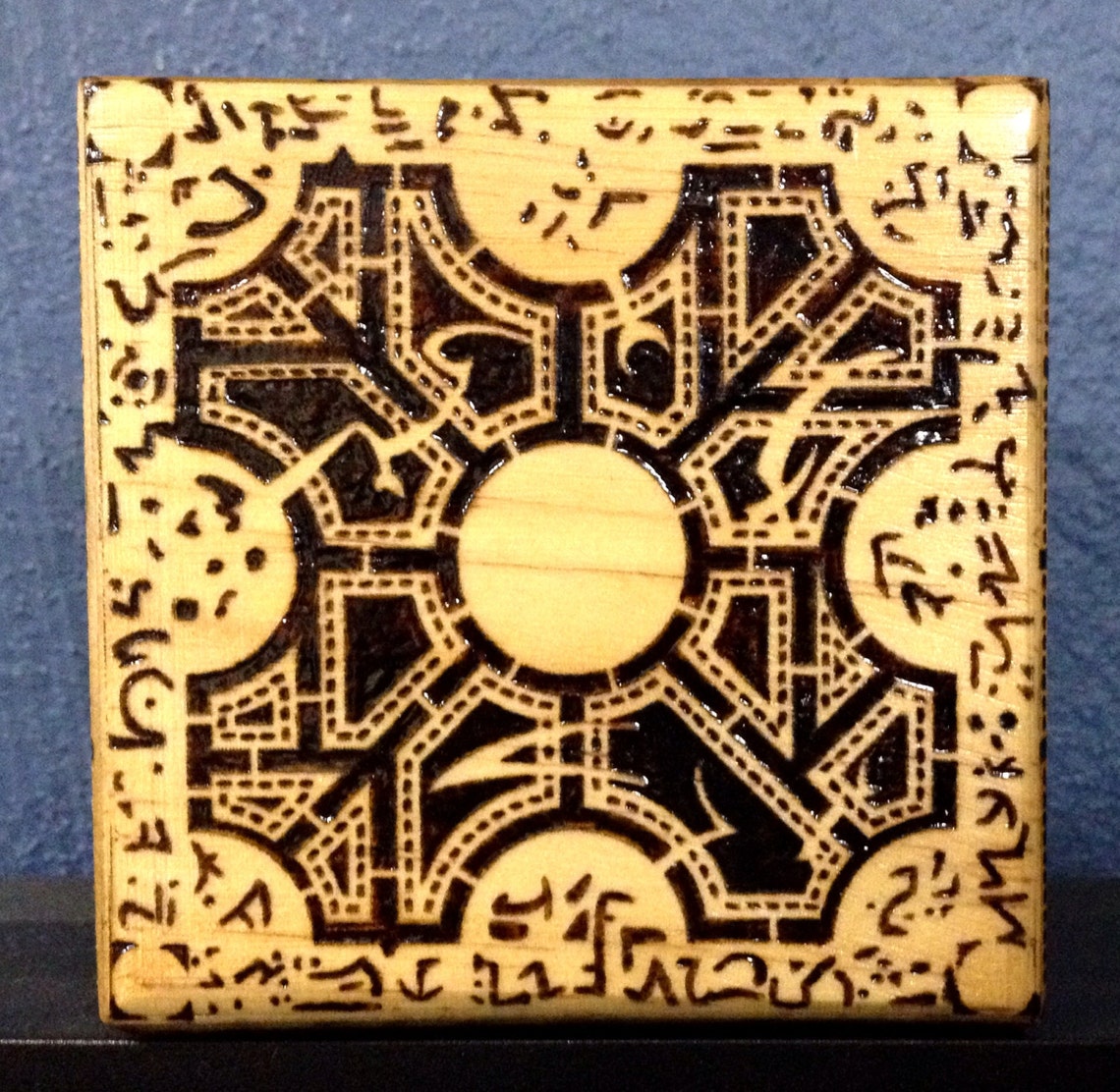 Hellraiser Puzzle Box Wood Burn - Etsy