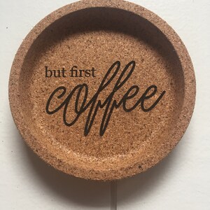 Laser Engraved Cork Coasters: Personalized Drink Coasters - Etsy