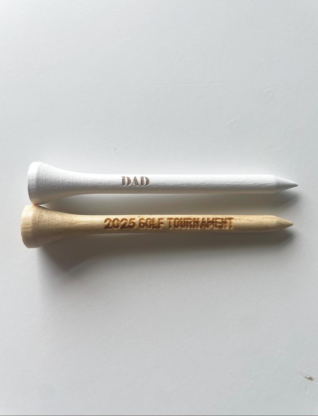 Personalized Laser Engraved Golf Tees: Custom Golf Gift - Etsy