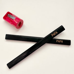 Laser Engraved Wood Carpenters , Plumbers Pencils, Father’s Day ...