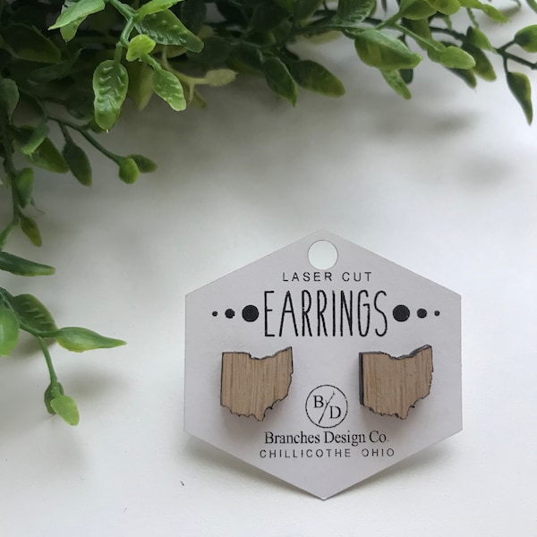 Ohio State Earrings - Etsy