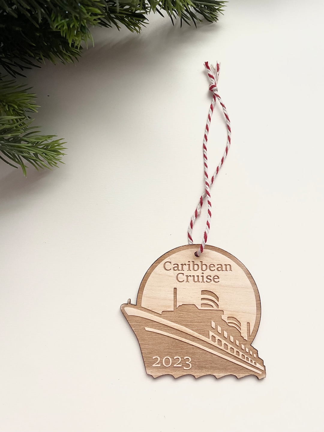 Wooden Ornaments, Cruise Ship, Disney Cruise Gifts, Christmas Ornament ...