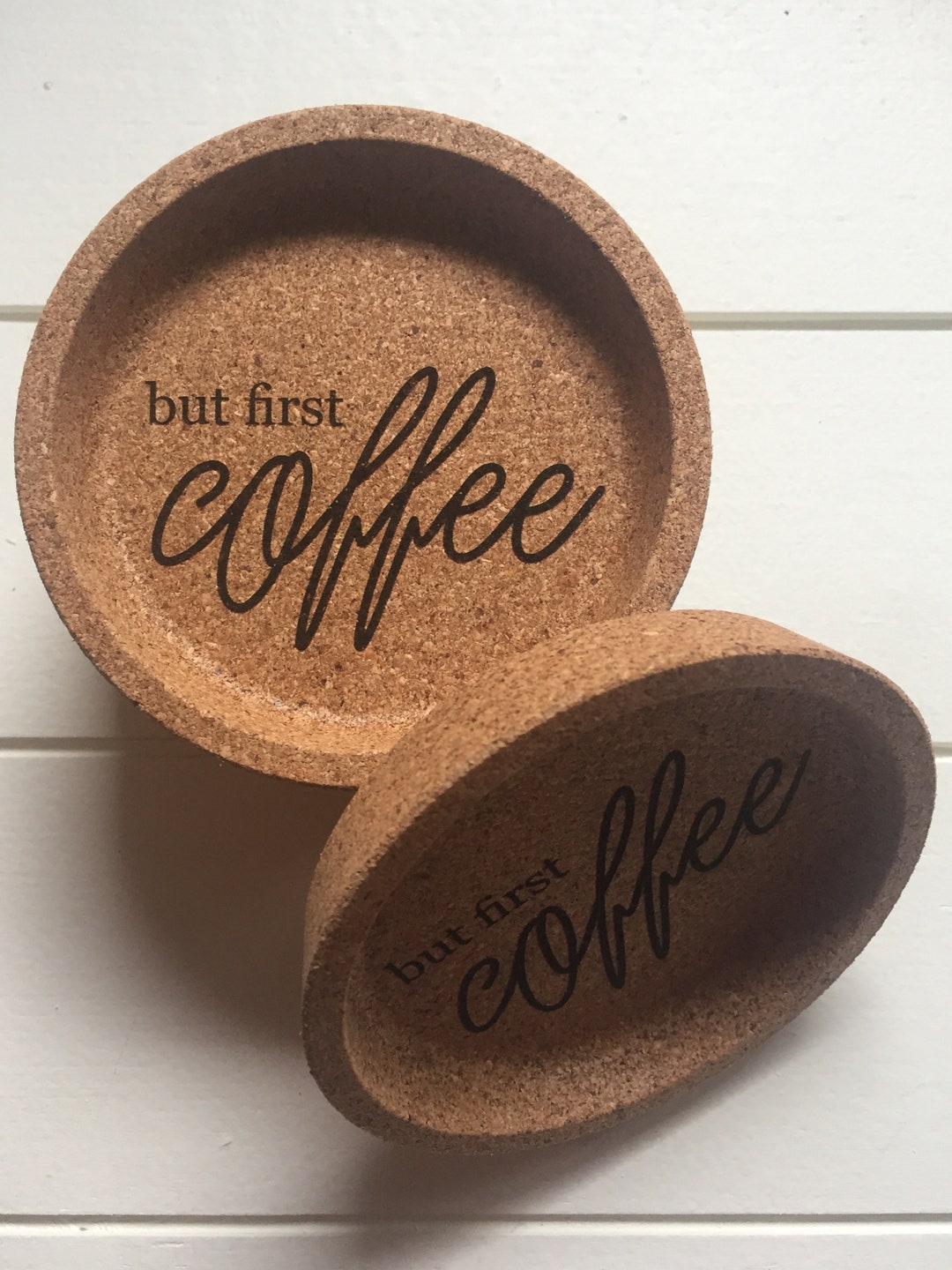 Laser Engraved Cork Coasters: Personalized Drink Coasters - Etsy