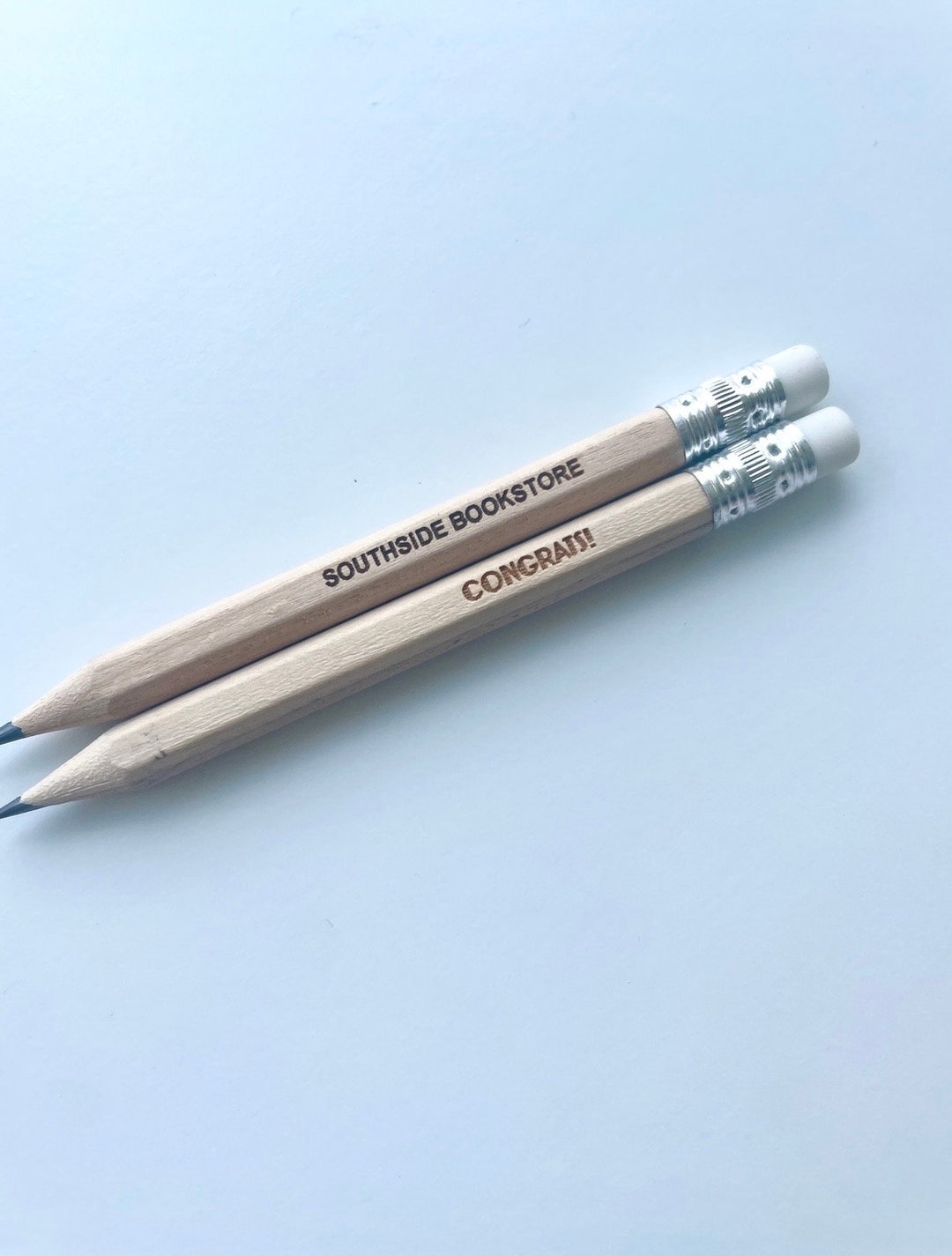 Personalized Wood Mini Golf Pencils. Natural Customize Mini Pencils ...