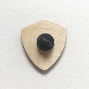 Personalized Custom Wooden Laser Engrave Lapel Pins Custom Pin Hero ...