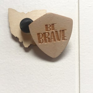 Personalized Custom Wooden Laser Engrave Lapel Pins Custom Pin Hero ...