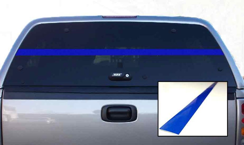 Reflective Back the Thin Blue Line TBL Window Vinyl Decal - Etsy