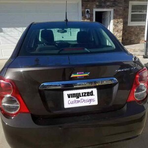 LGBTQIA+ Rainbow Vinyl Decal Car Emblem LGBT Gay Rights Equality Queer ...