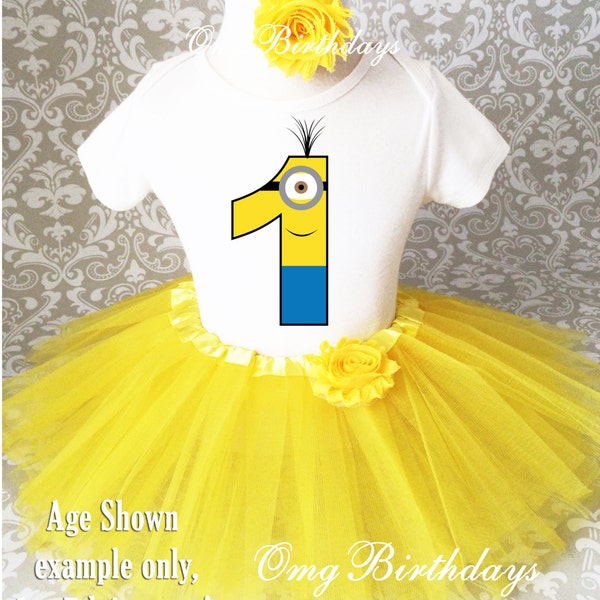 Minion Tutu Dress - Etsy