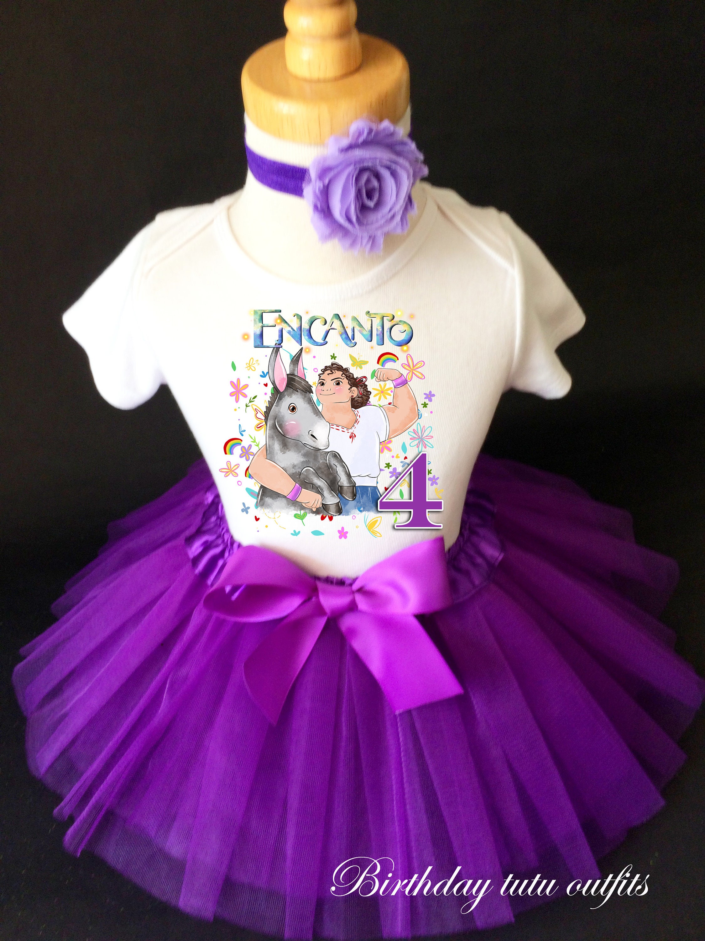 Encanto Strong Princess Luisa Fourth Shirt Ribbon Trim Tutu - Etsy