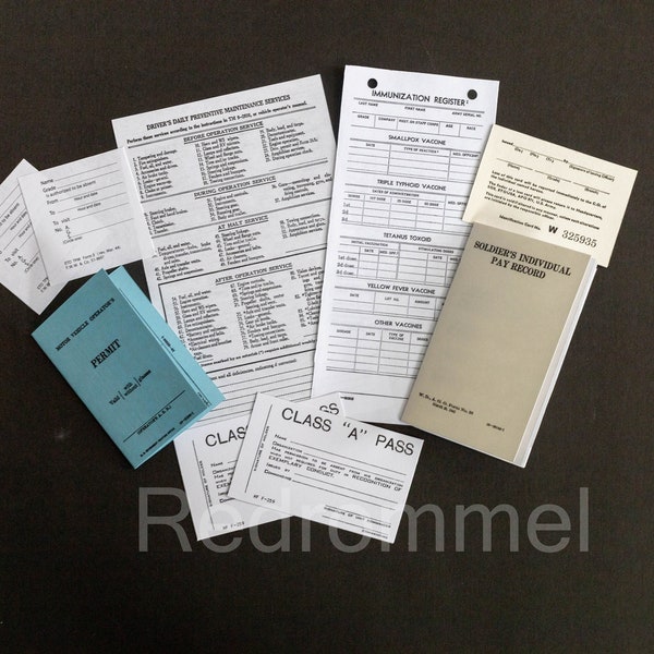 Ww2 Paperwork - Etsy