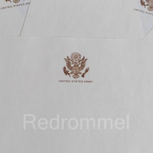 WW2 American US Army Letterhead - Etsy