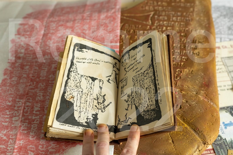 GRAIL DIARY Story Version Indiana Jones Fan Made Prop - Etsy