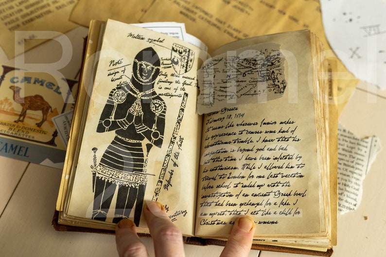 GRAIL DIARY Story Version Indiana Jones Fan Made Prop - Etsy