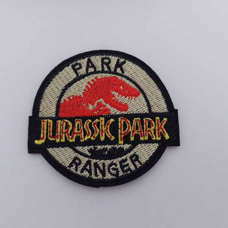 Iron on Jurassic Park Patch - Etsy